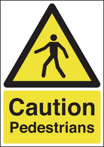Caution Pedestrians Signs | Seton