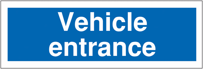 Car Park Navigation Signs - Vehicle Entrance | Seton