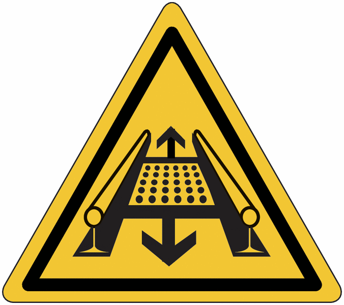 Cartelli di pericolo "Attenzione, meccanismi rotanti" | Seton