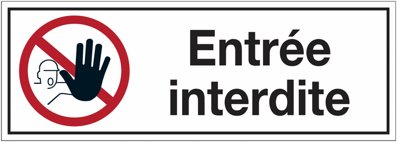 Accès interdit et panneau entrée et accès non autorisé Belgique ...