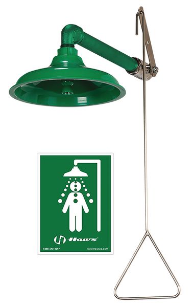 EHBO-stickers ISO 7010, op rol "Nooddouche" - E012 België ...