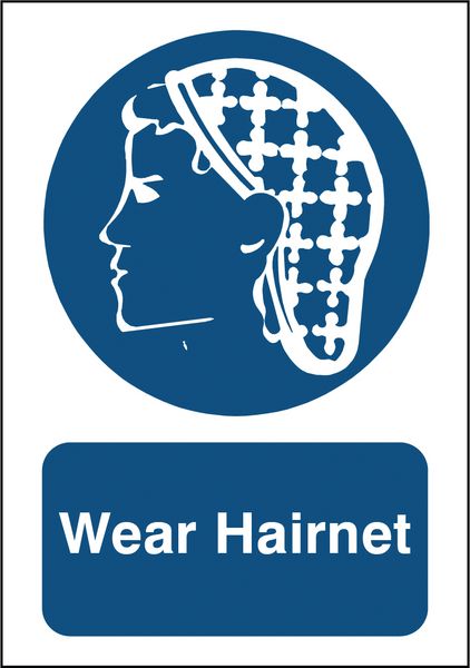 ToughWash - Wear Hairnet Sign | Seton