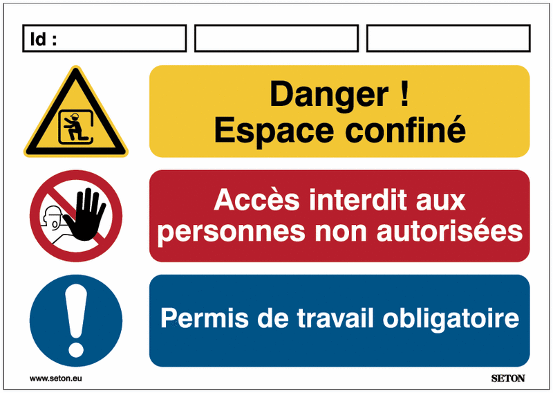 Panneaux obligation et pictos, entreprises et ERP | Seton