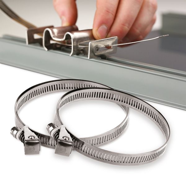 Traffic Sign Screwband & Channel Clamp Kit | Seton