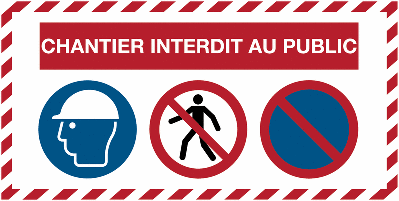 Panneaux De Signalisation De Chantier Panneau Chantier Gravillons