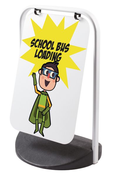 School Bus Loading Swinging Carpark Sign | Seton