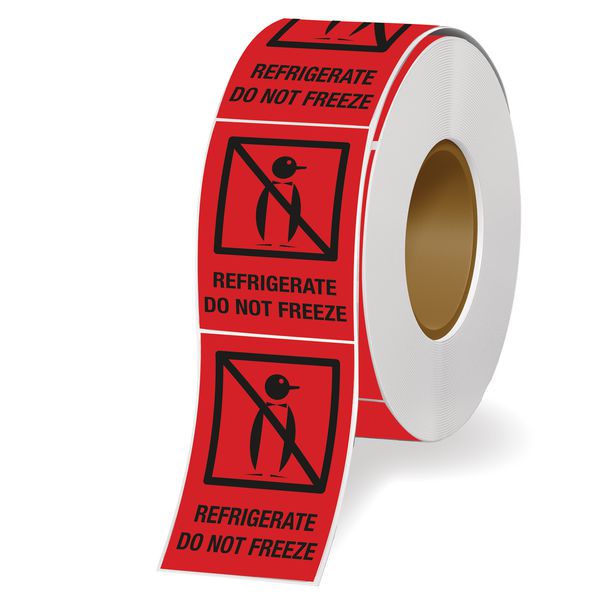 Refrigerate Do Not Freeze International Shipping Labels | Seton