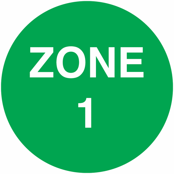 Zone Marking Floor Signs. Tough, Hardwearing, Anti-Slip | Seton
