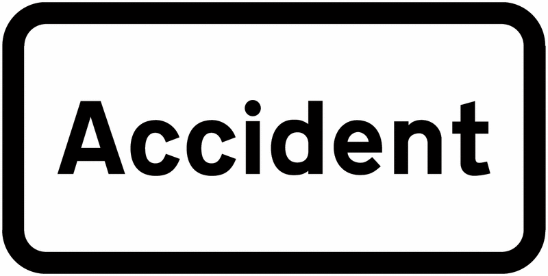Traffic Signs - Accident - Quick, Fuss-Free Delivery | Seton