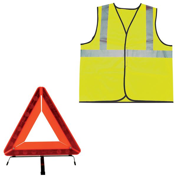 Kit Triangle + Gilet de signalisation | Securimed