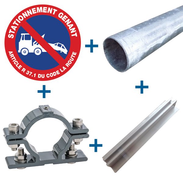Panneau Mise en fourrière - Stationnement gênant | Seton