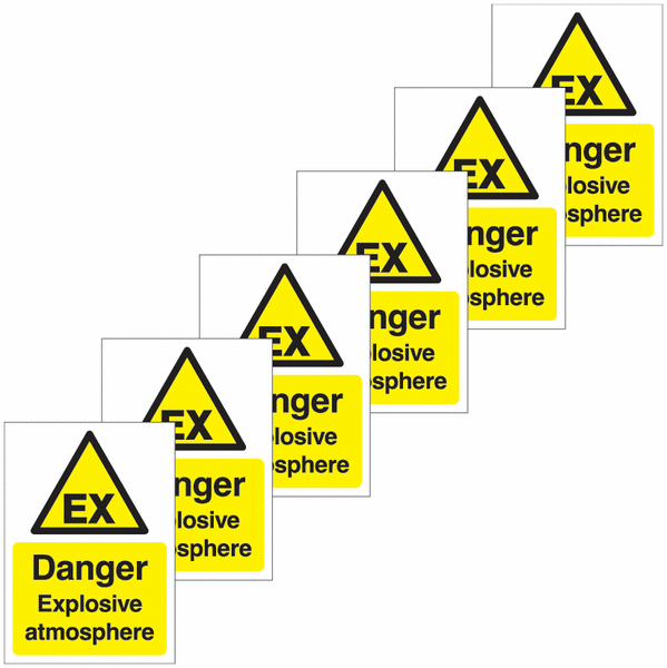 Danger Explosive Atmosphere (Ex Symbol) Signs | Seton