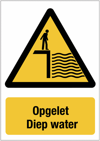 Pictogrammen valgevaar, struikelgevaar, doorvalgevaar | Seton