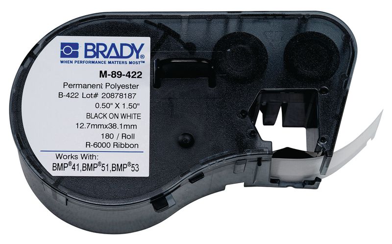Brady B-422 Toughbond™ Polyester Labels Roll for Brady | Seton
