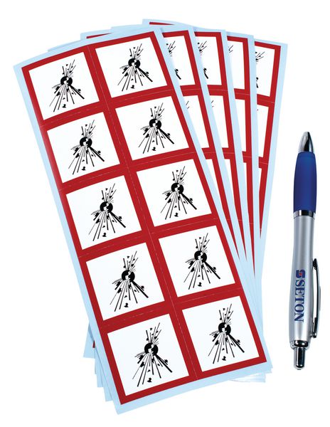 Faropiktogram enligt CLP - GHS01 "Explosiva ämnen" | Seton