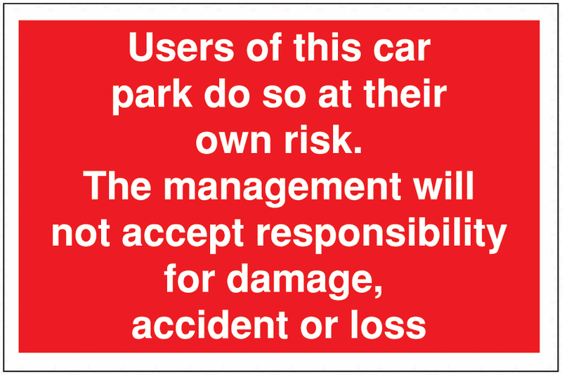 Car Park security multi-message signs | Seton