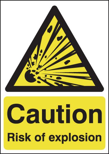Caution Risk Of Explosion Signs | Seton