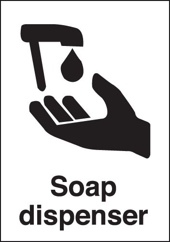 Soap Dispenser Sign | Seton