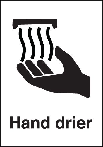 Hand Drier Sign | Seton