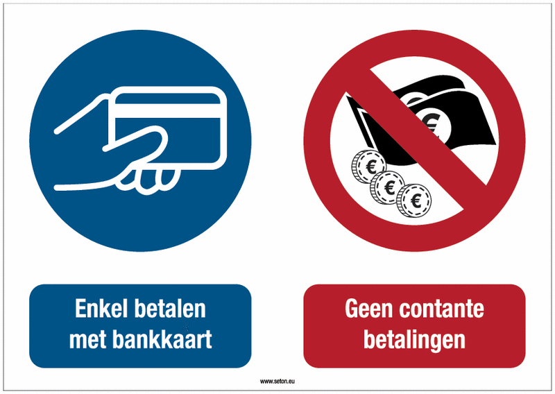 Andere gebodsborden en -stickers voor bewegwijzering | Seton