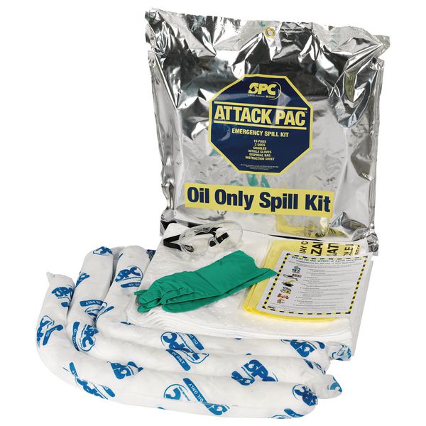 Oils & Hydrocarbons Emergency Spill Kit - Multipack x4 | Seton