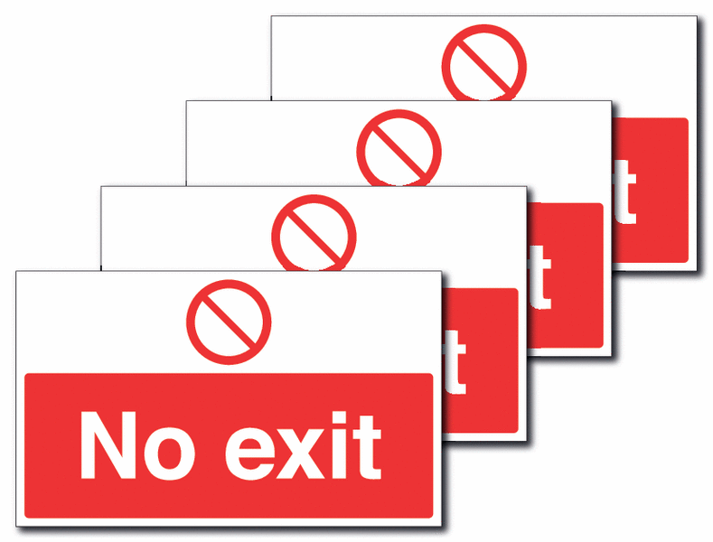 No Entry Signs and Exit Signs - Quick, Easy Delivery | Seton