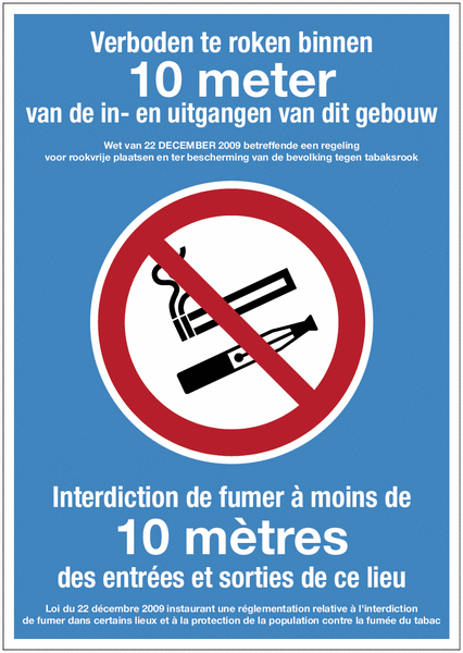 Stickers rookverbod, Pictogram elektronische sigaret | Seton