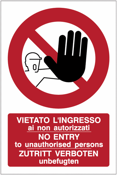 Cartello Di Divieto Di Scrittura