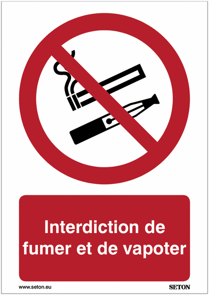 Panneau interdiction & pictogrammes interdiction | Seton