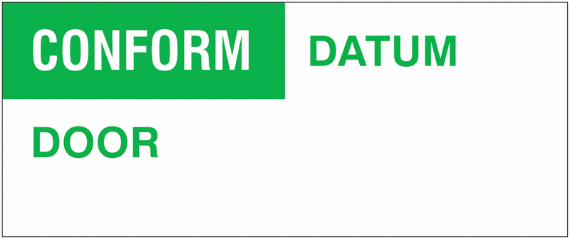 Herkleefbare, beschrijfbare controlestickers - Conform | Seton