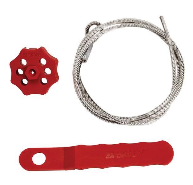 Extra Secure Spin Lockout with 1.5 m Cable and Tool | Seton