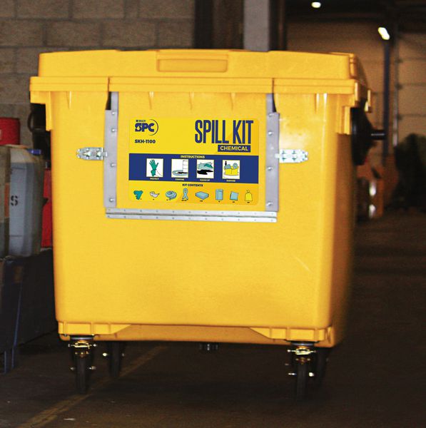 Chemical Spill Kit 1000L Mobile Container. Fast Delivery | Seton