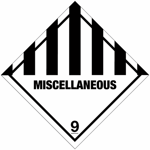 Miscellaneous Symbol Only Hazard Warning Diamond Placard | Seton