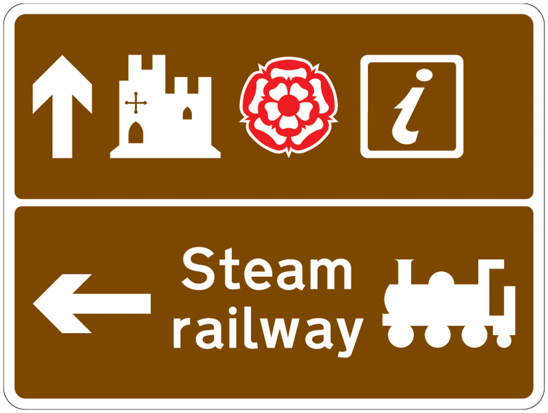 Traffic Signs - Places Of Interest (Arrows Up And Left) | Seton