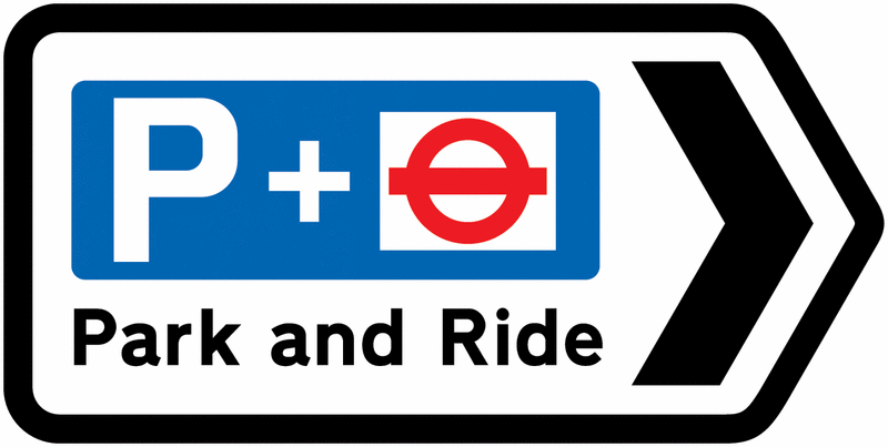 Traffic Signs - Park And Ride (Arrow Right) | Seton