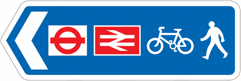 Traffic Signs - Railway And Tube Station. Fast Delivery | Seton