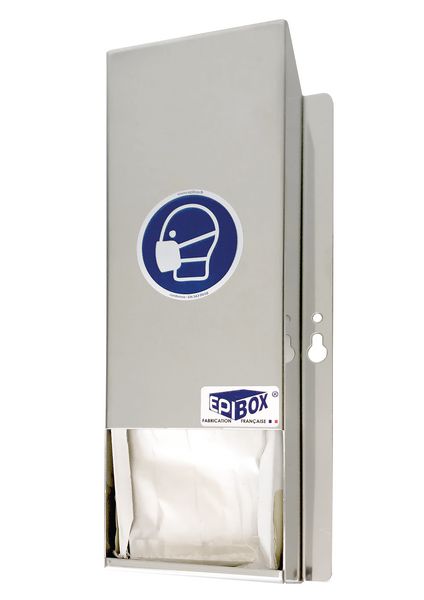 Rvs dispenser voor enkellaagse maskers | Seton