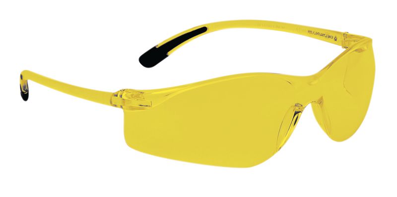 Delta Plus Light Yellow Lensed Safety Glasses | Seton