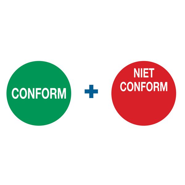 Kit controlestickers - Conform + Niet conform | Seton