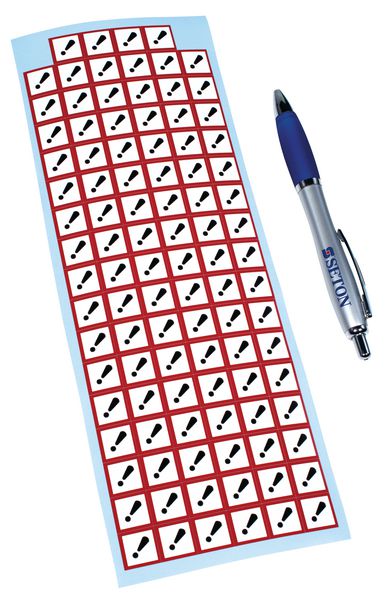 Pittogramma CLP Irritante / Nocivo GHS07 - adesivi | Seton