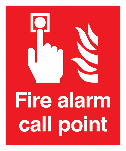 Fire Alarm Call Point Sign. High Quality. Fast Delivery | Seton