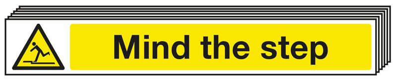 6-Pack Mind The Step Signs | Seton