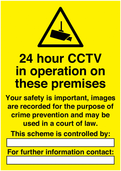 CCTV Signs - Huge Range of Security & CCTV Signs - Fast | Seton