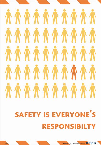 Health and Safety is Everyone's Responsibility Poster | Seton