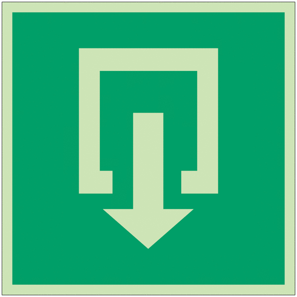 Pictogrammen nooduitgang, vluchtweg, vluchtroute | Seton