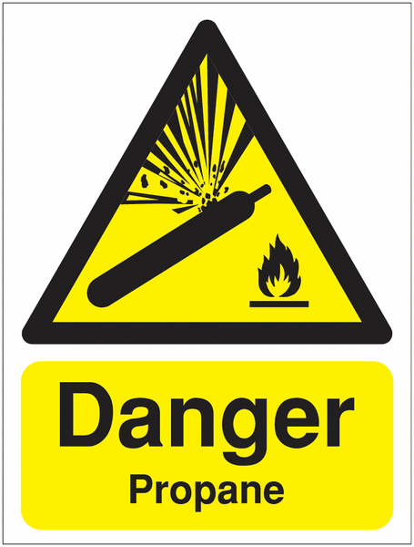 Danger Propane Signs | Seton