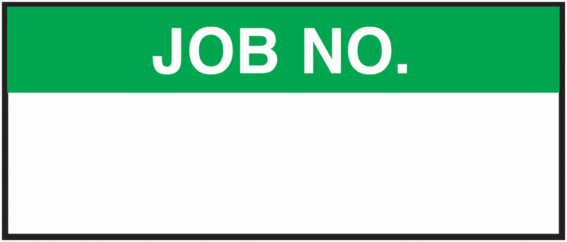 Job No. Nylon Cloth Write-On Labels | Seton