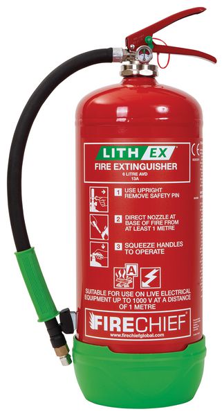 FireChief 6 Litre Lith-Ex Fire Extinguisher | Seton