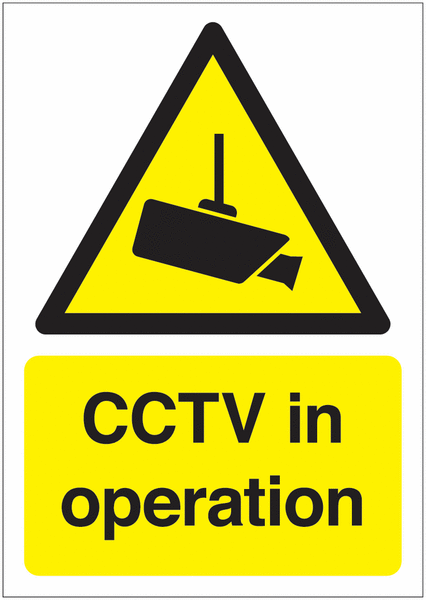 6-Pack CCTV In Operation Signs | Seton