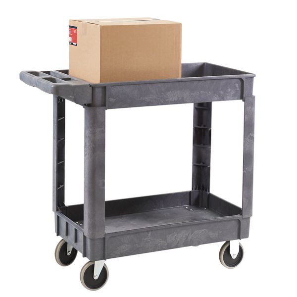 Deep Shelf Trolleys with 2 Shelves | Seton